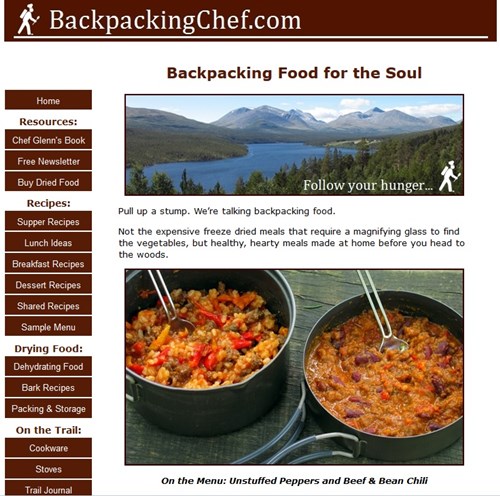 February 2014 Trail Bytes: 3-Day Menu with Calories. Make it a large?