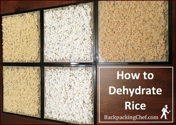 Dehydrating Rice that is Flavorful and Rehydrates Fast